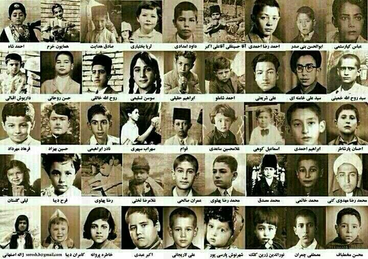 خخخخ اینم بچگی مشاهیر ایرانی عکس ویسگون